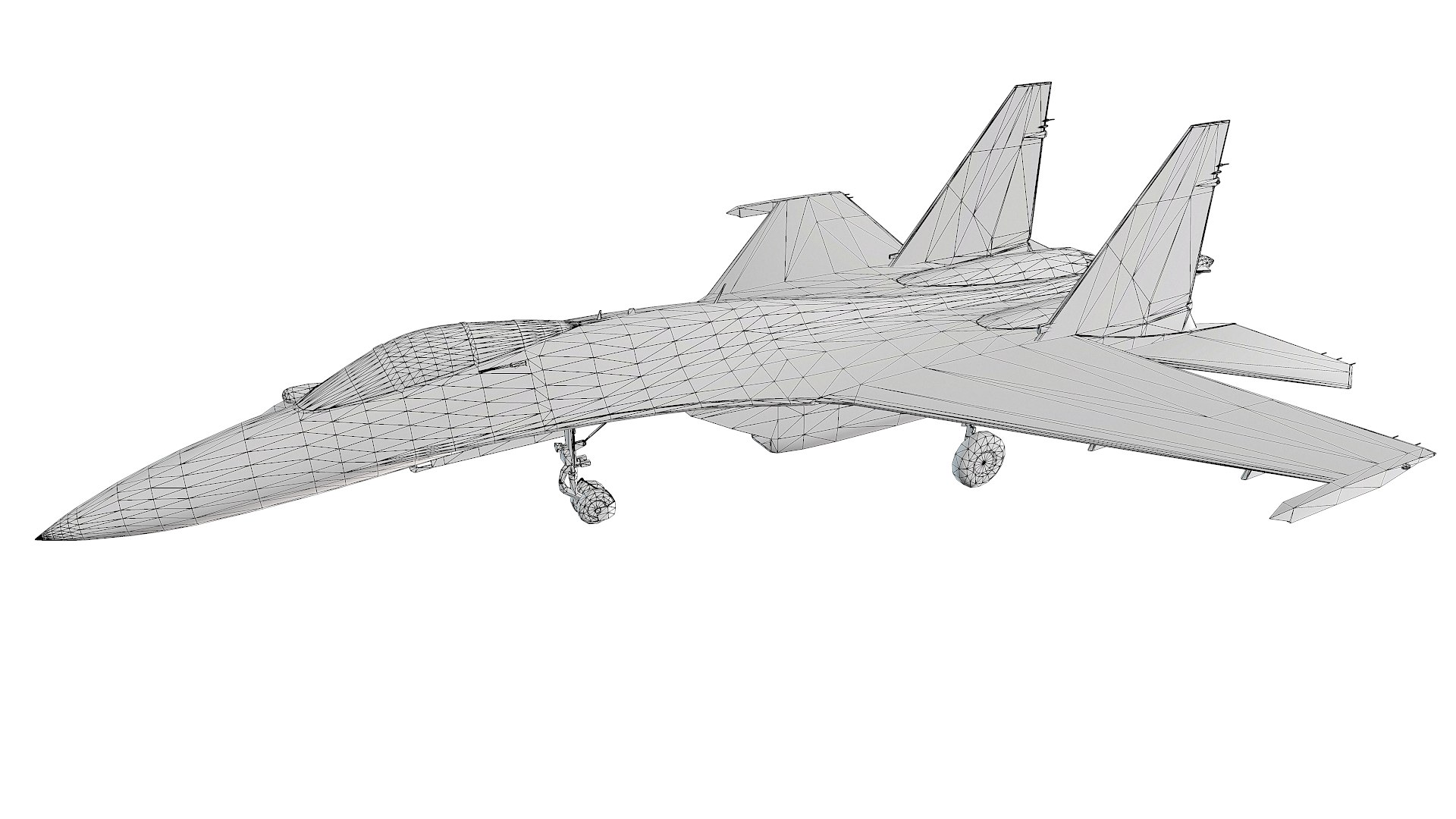 Sukhoi su-35 3D model - TurboSquid 1666843