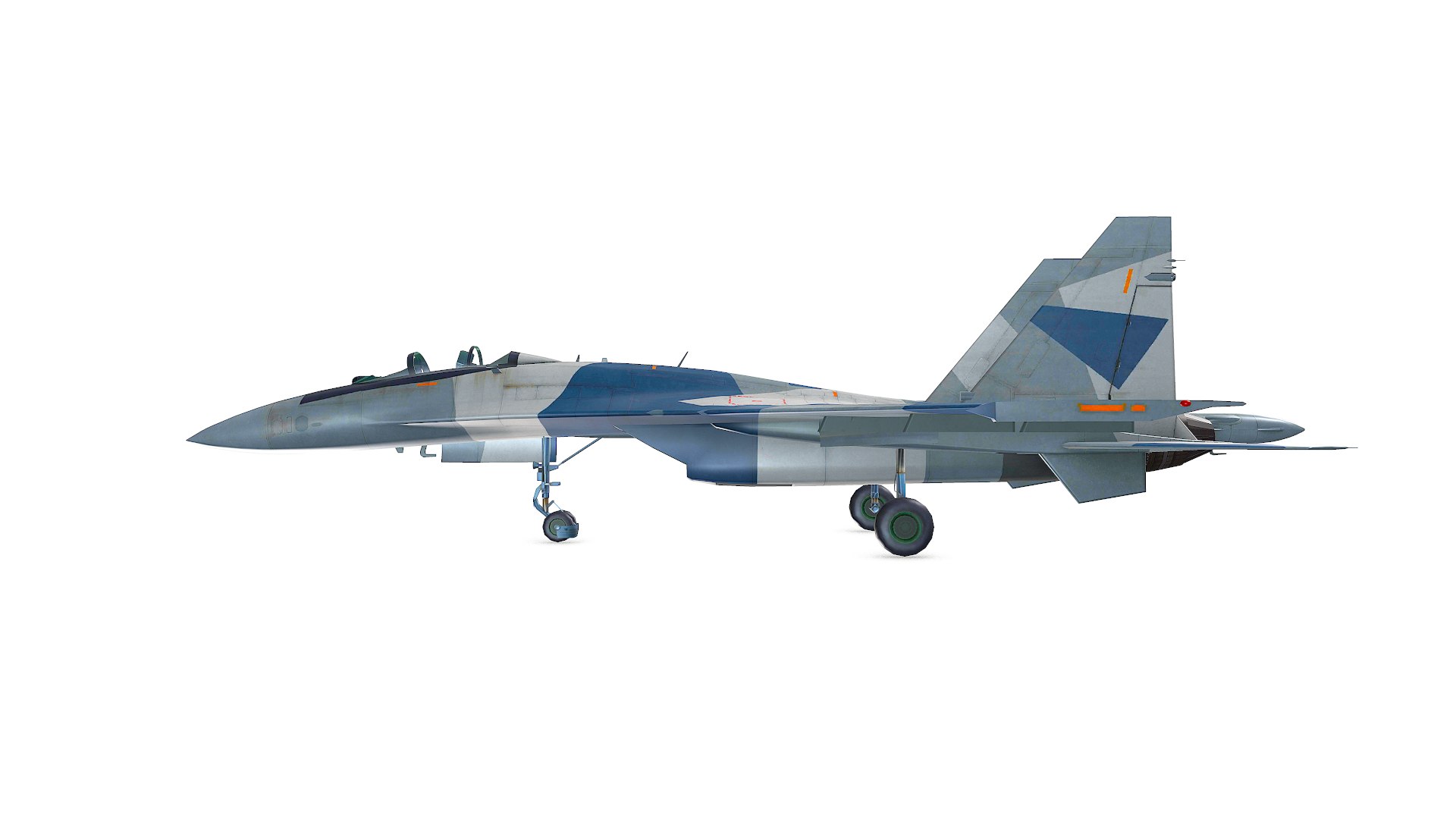 Sukhoi Su-35 3D Model - TurboSquid 1666843