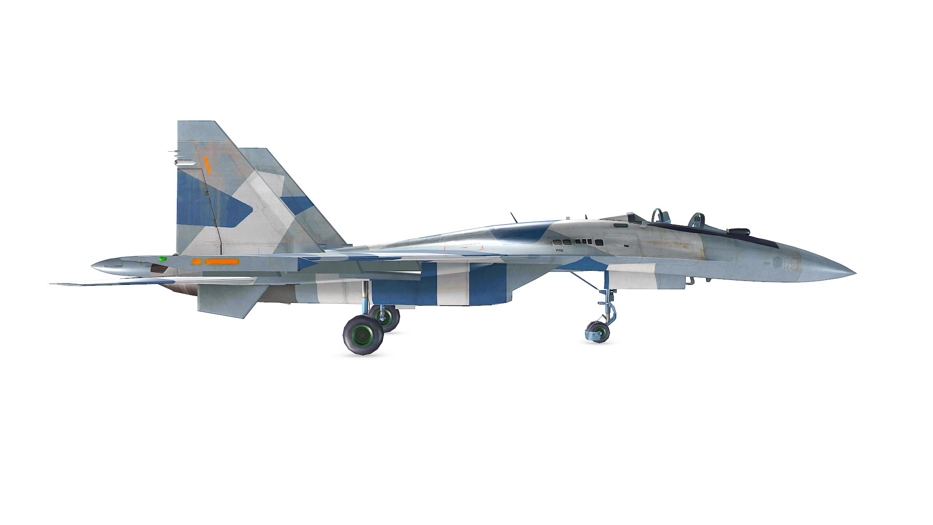 Sukhoi Su-35 3D Model - TurboSquid 1666843