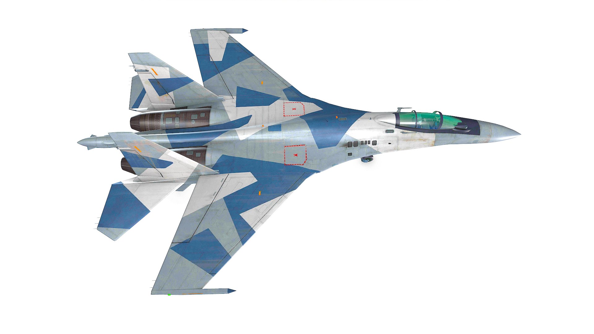 Sukhoi Su-35 3D Model - TurboSquid 1666843
