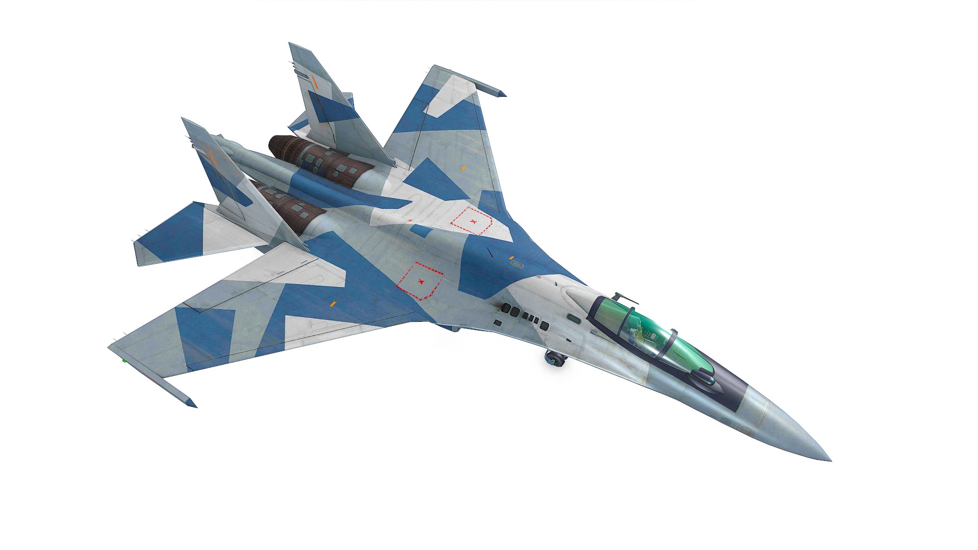 Sukhoi Su-35 3D Model - TurboSquid 1666843