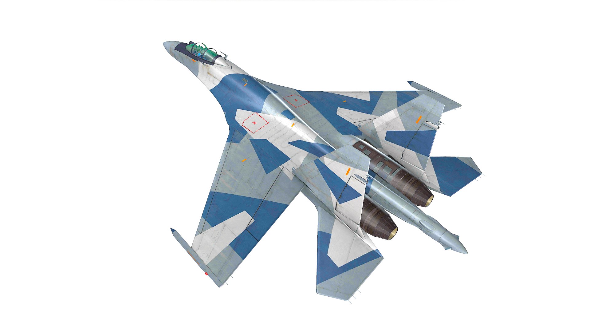 Sukhoi Su-35 3D Model - TurboSquid 1666843