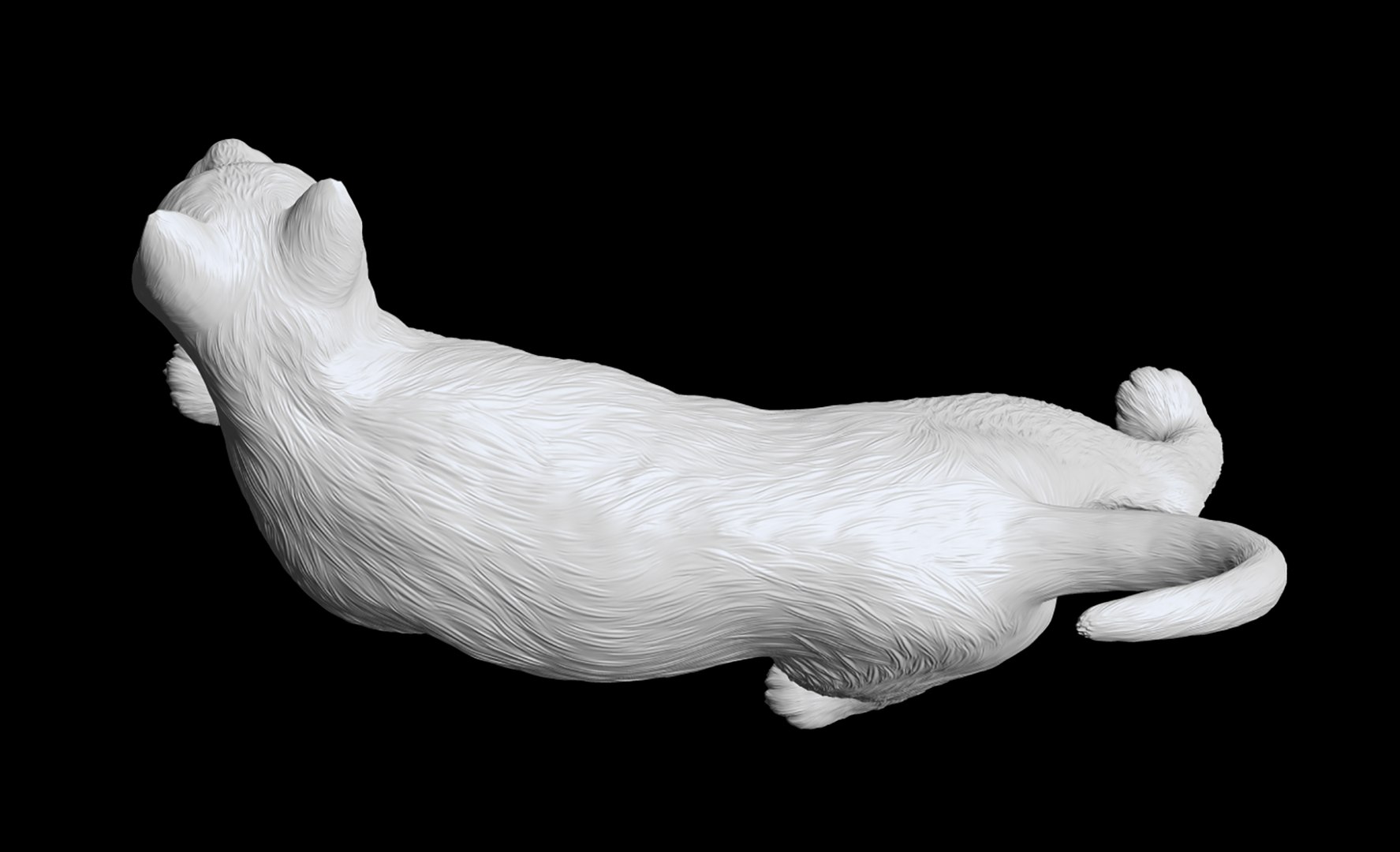 Cat 3D Print Sliced Model Ready For Printing 3D Model - TurboSquid 2366586