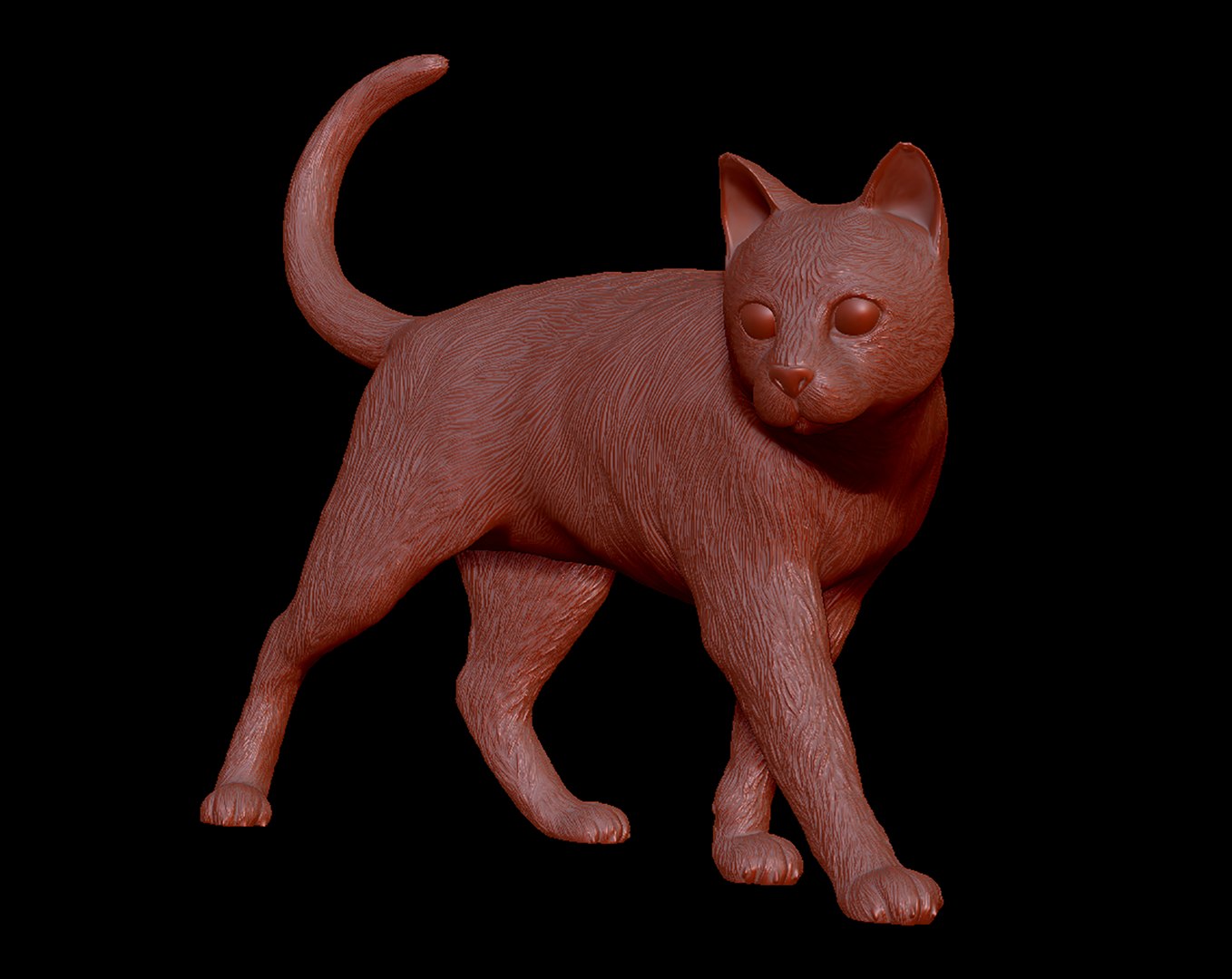 Cat 3D Print Sliced Model Ready For Printing 3D Model - TurboSquid 2366586