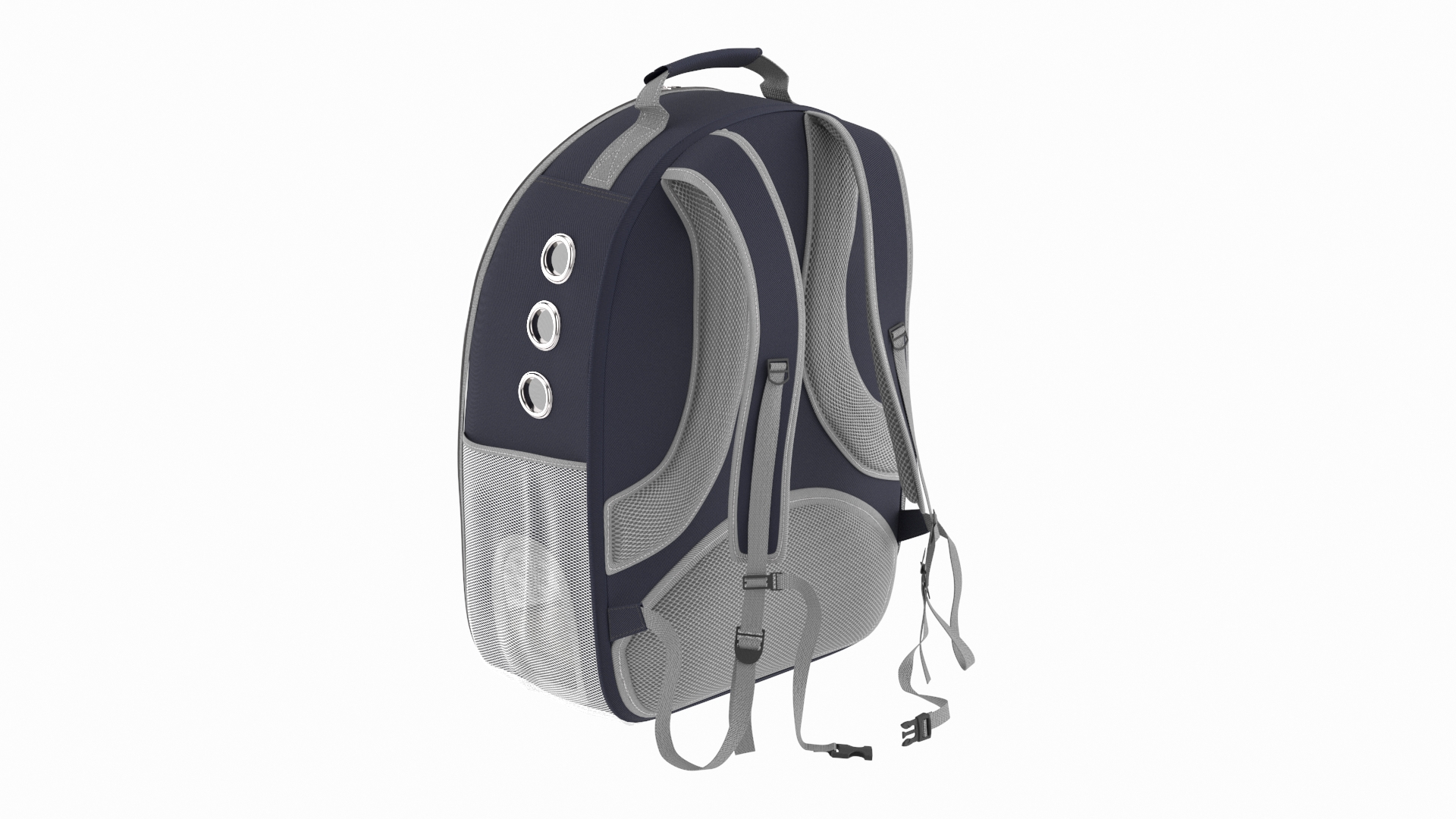 Pet Carrier Backpack Blue 3D Model - TurboSquid 2329792