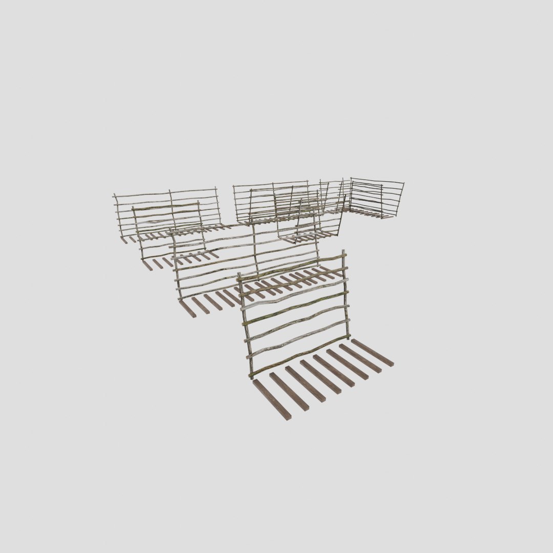 3D Modular Trench Pack - TurboSquid 2335163