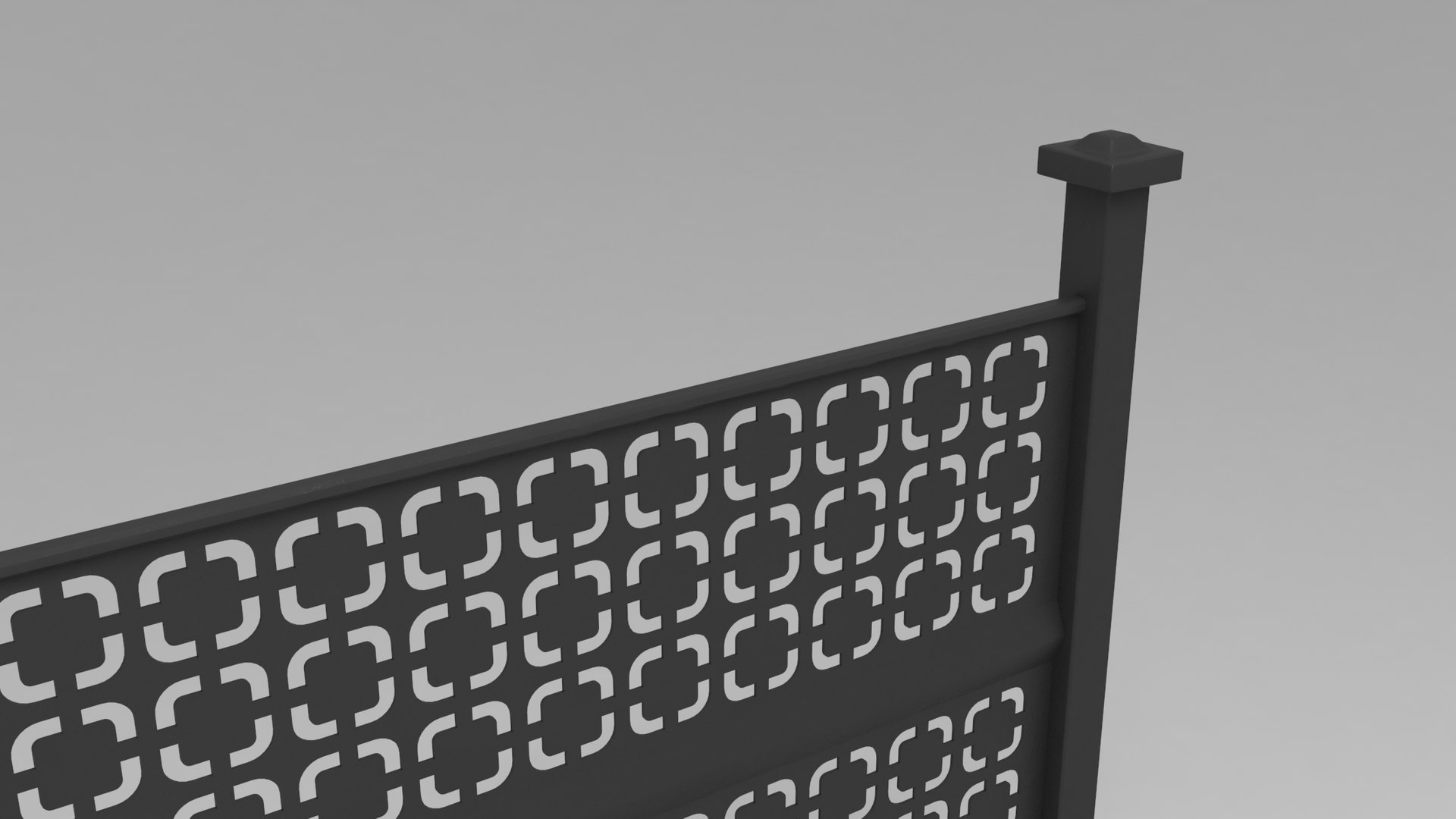 Railing Garden City 3D - TurboSquid 1605546
