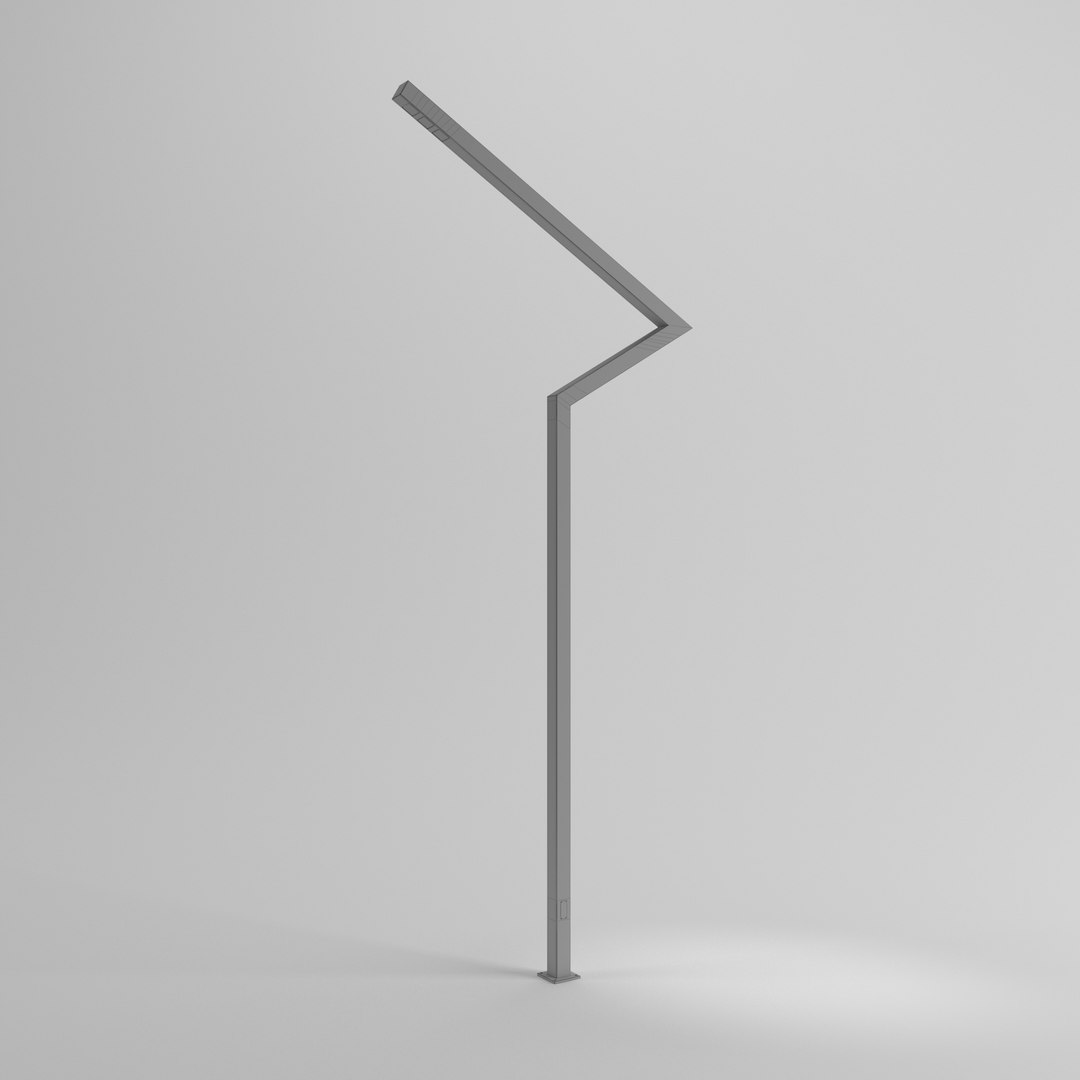 3D Modern Street Lamp Lights Model - TurboSquid 1462311
