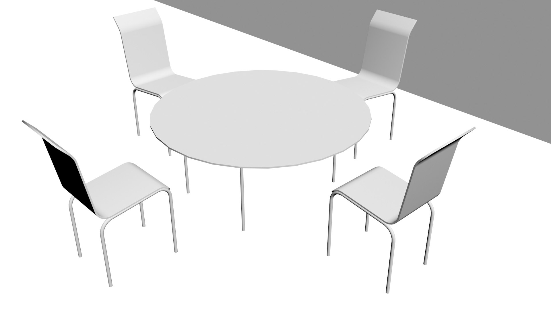 Free 3D Table With Chair Model - TurboSquid 2060306