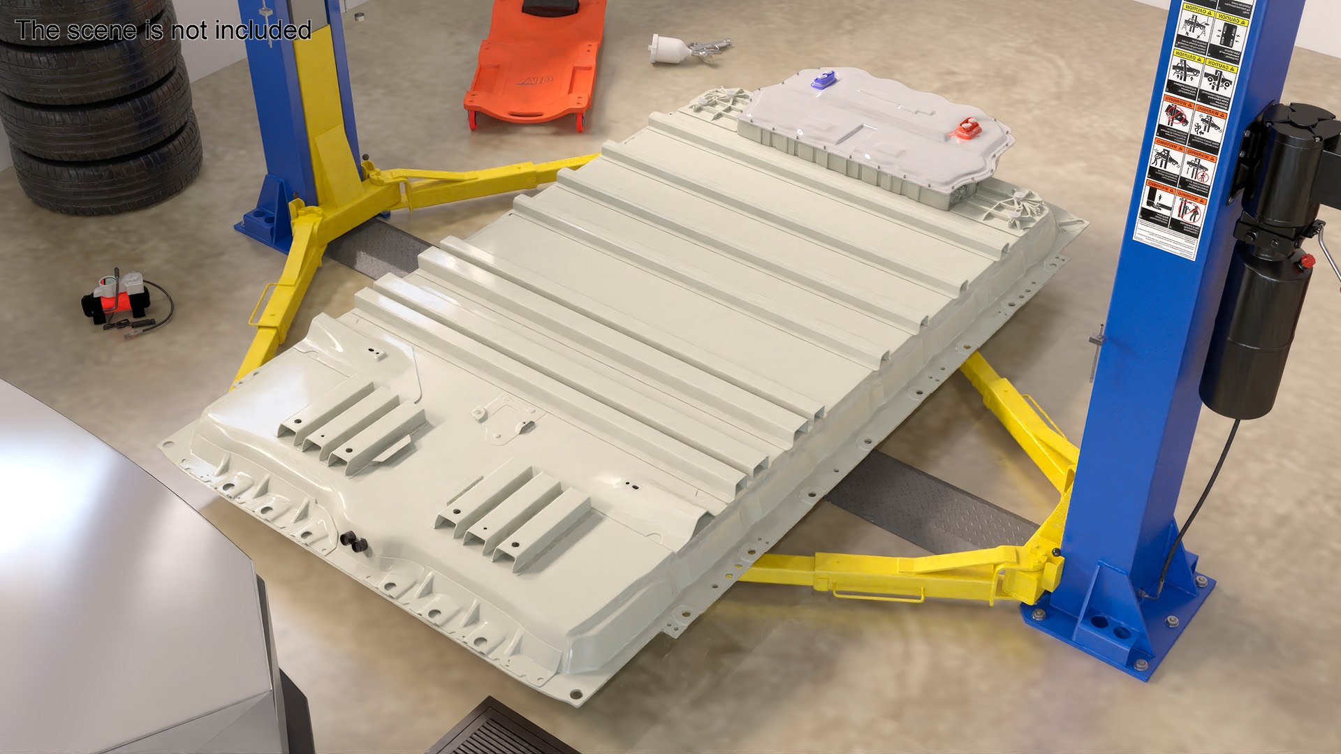 Tesla Cybertruck Battery Pack 3D - TurboSquid 2246276