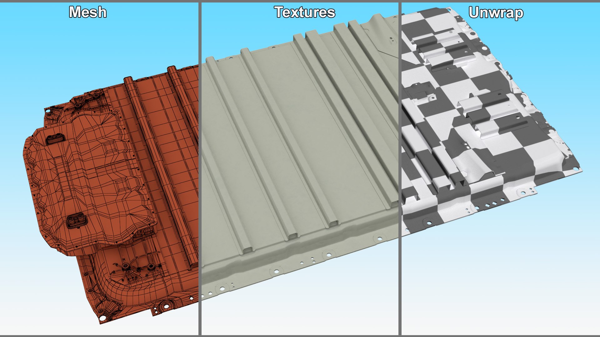Tesla Cybertruck Battery Pack 3D - TurboSquid 2246276