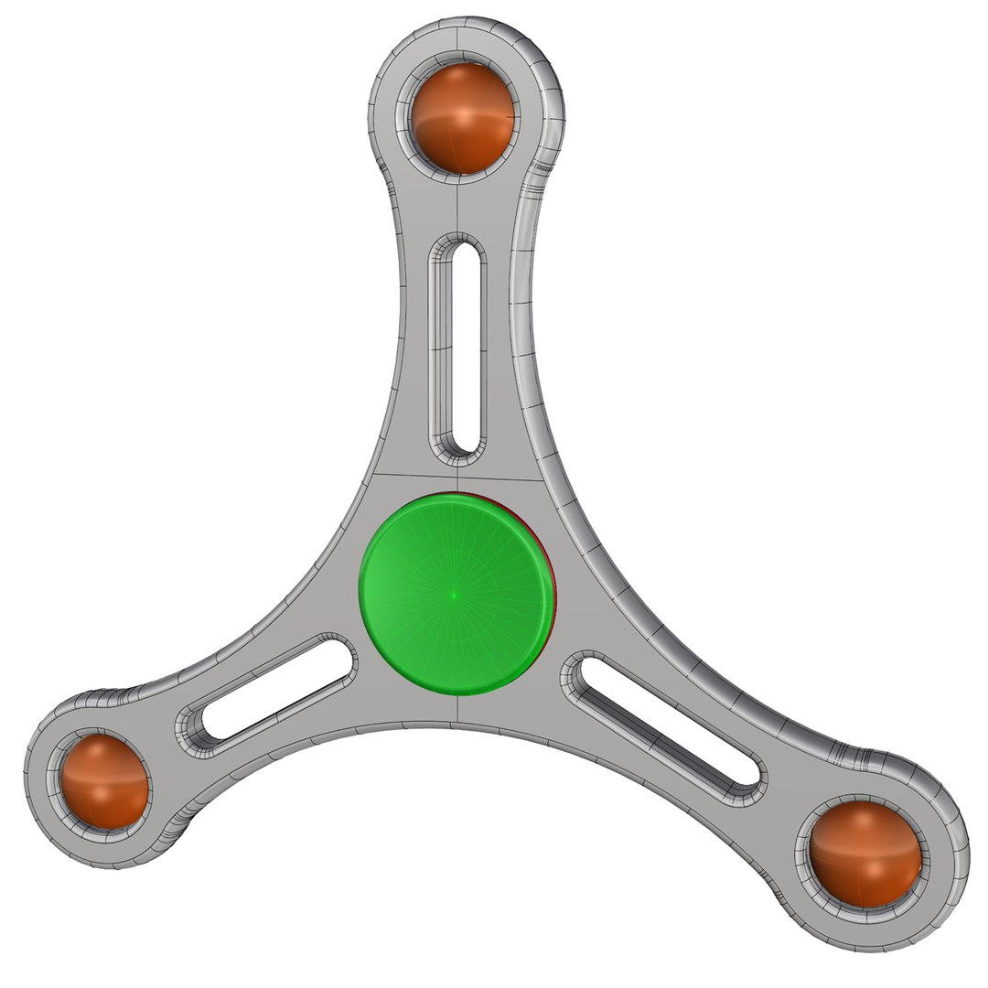 Hand spinner spin model - TurboSquid 1159969