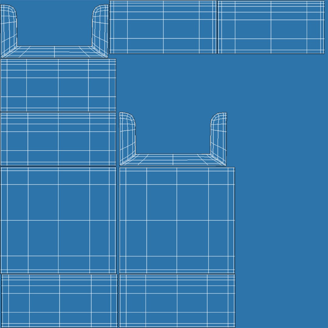 3D Blue Gum Box - TurboSquid 2156223