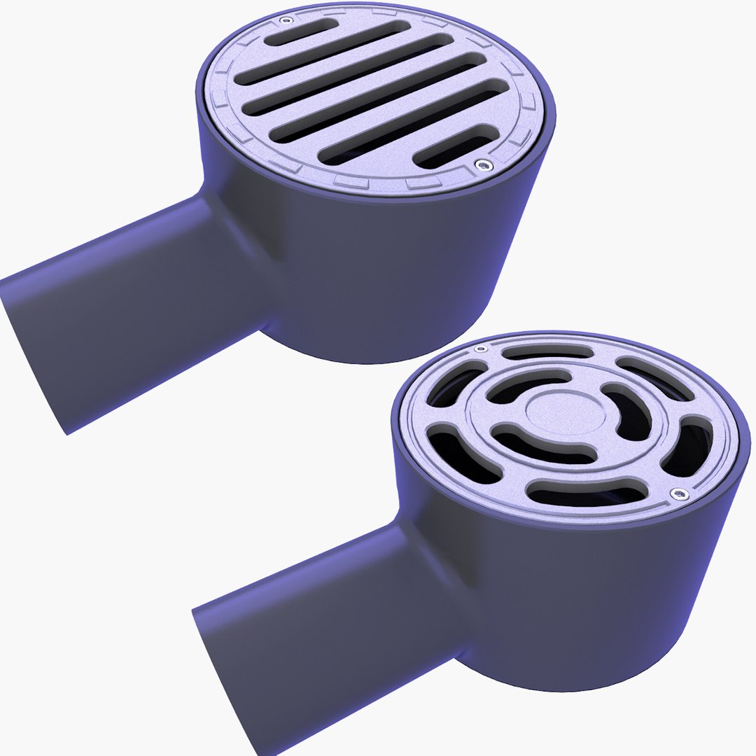 3D Drain Inlets V6 - TurboSquid 2414836