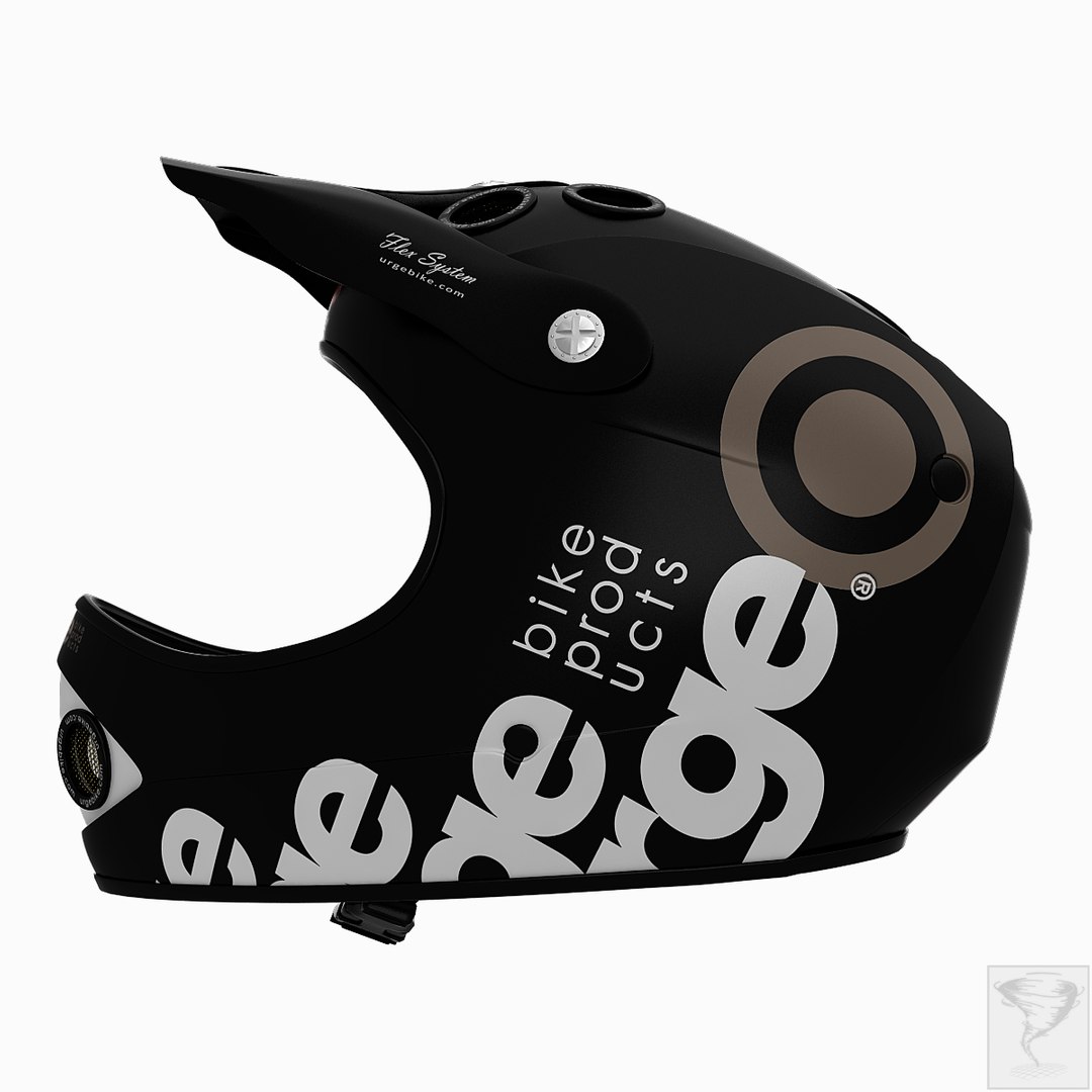 3d Bmx Helmet Urge Down-o-matic Model