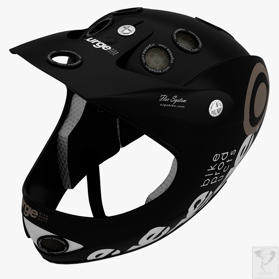 3d Bmx Helmet Urge Down-o-matic Model