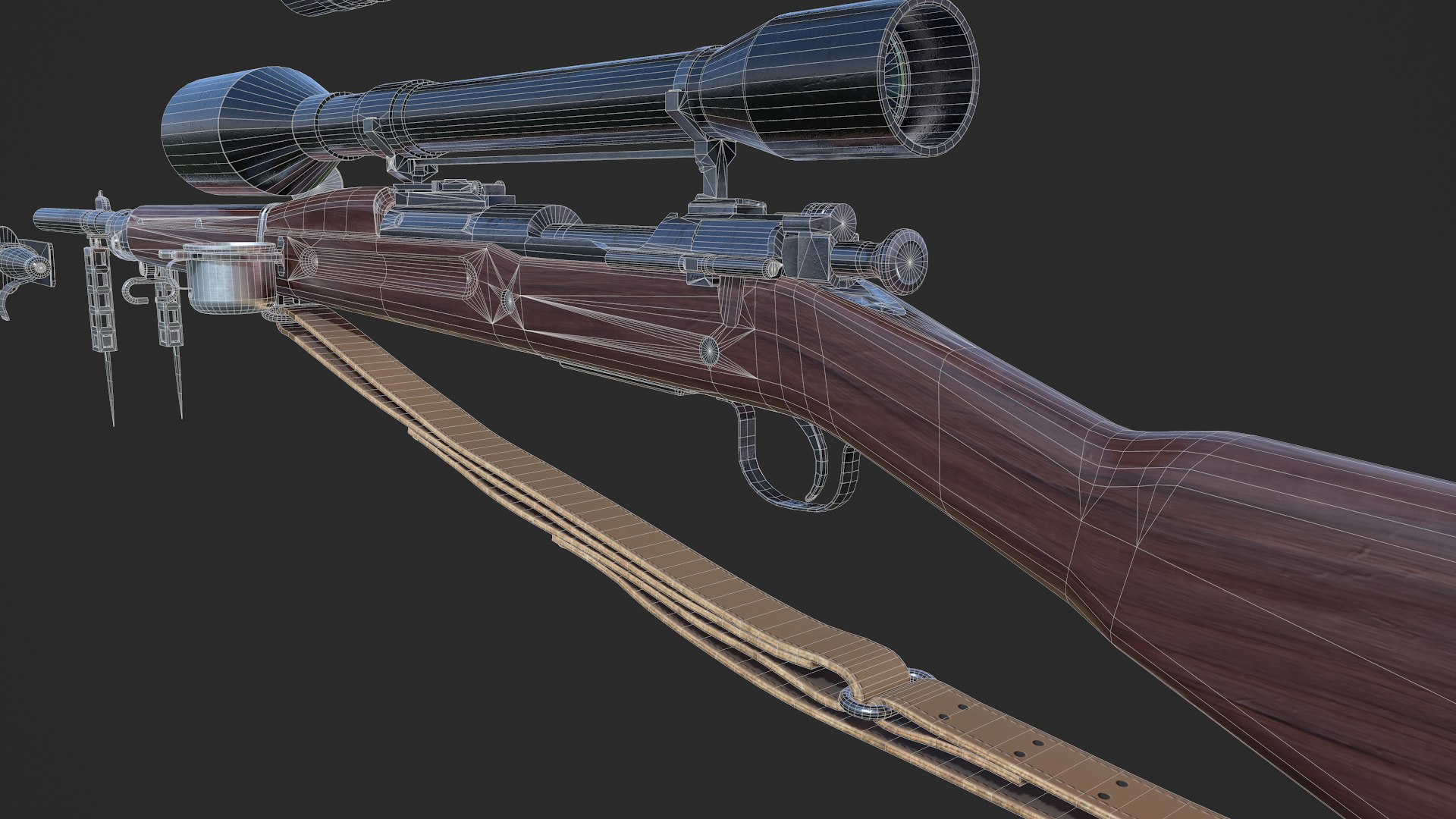 3D World War Springfield M1903 Model - TurboSquid 1454619