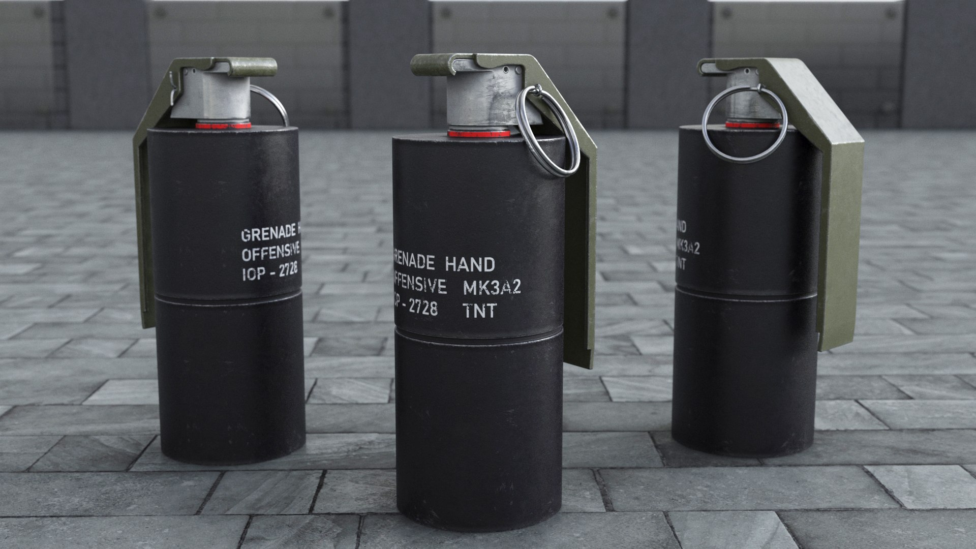 3D Hand Grenade V4 - TurboSquid 1962538