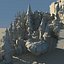 Fantasy Village Ice 3d Max