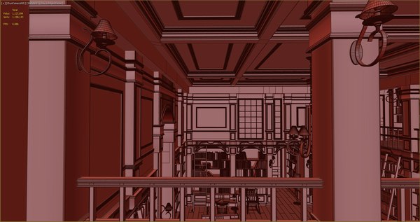 3D Old Classic Library - 8K PBR Textures - TurboSquid 1767057