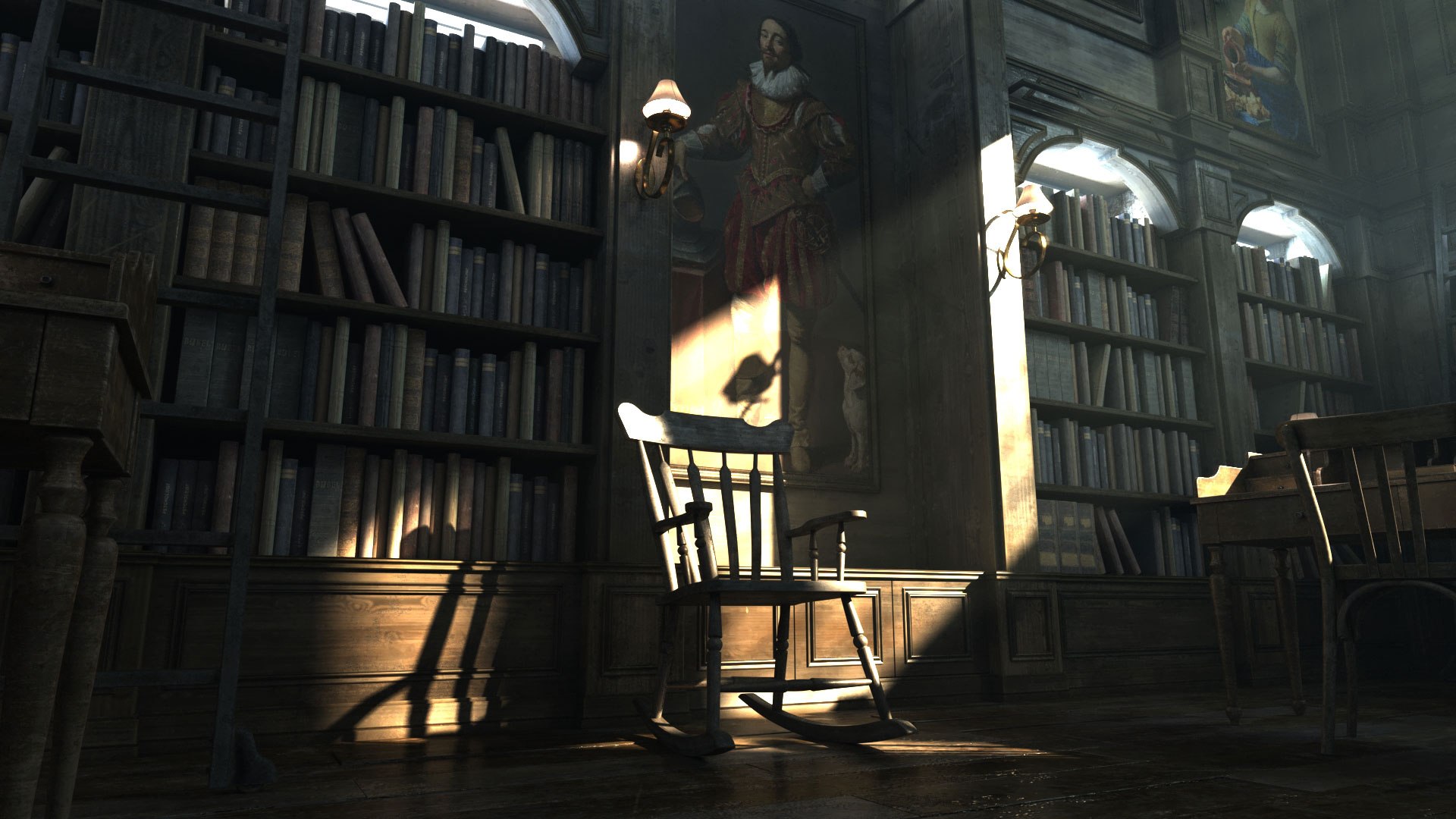 3D Old Classic Library - 8K PBR Textures - TurboSquid 1767057