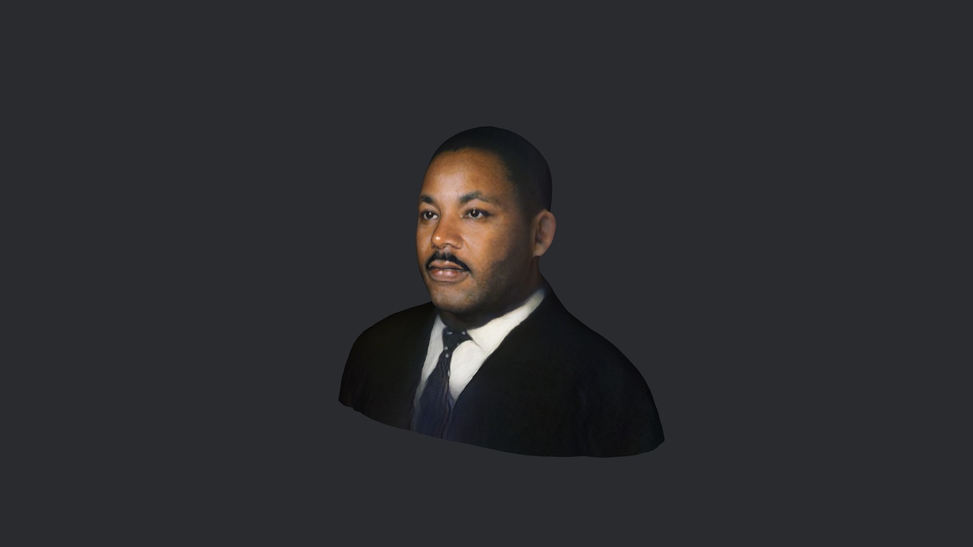 Martin Luther King- Realistic Bust Head Ready 3d Model 3D Model ...
