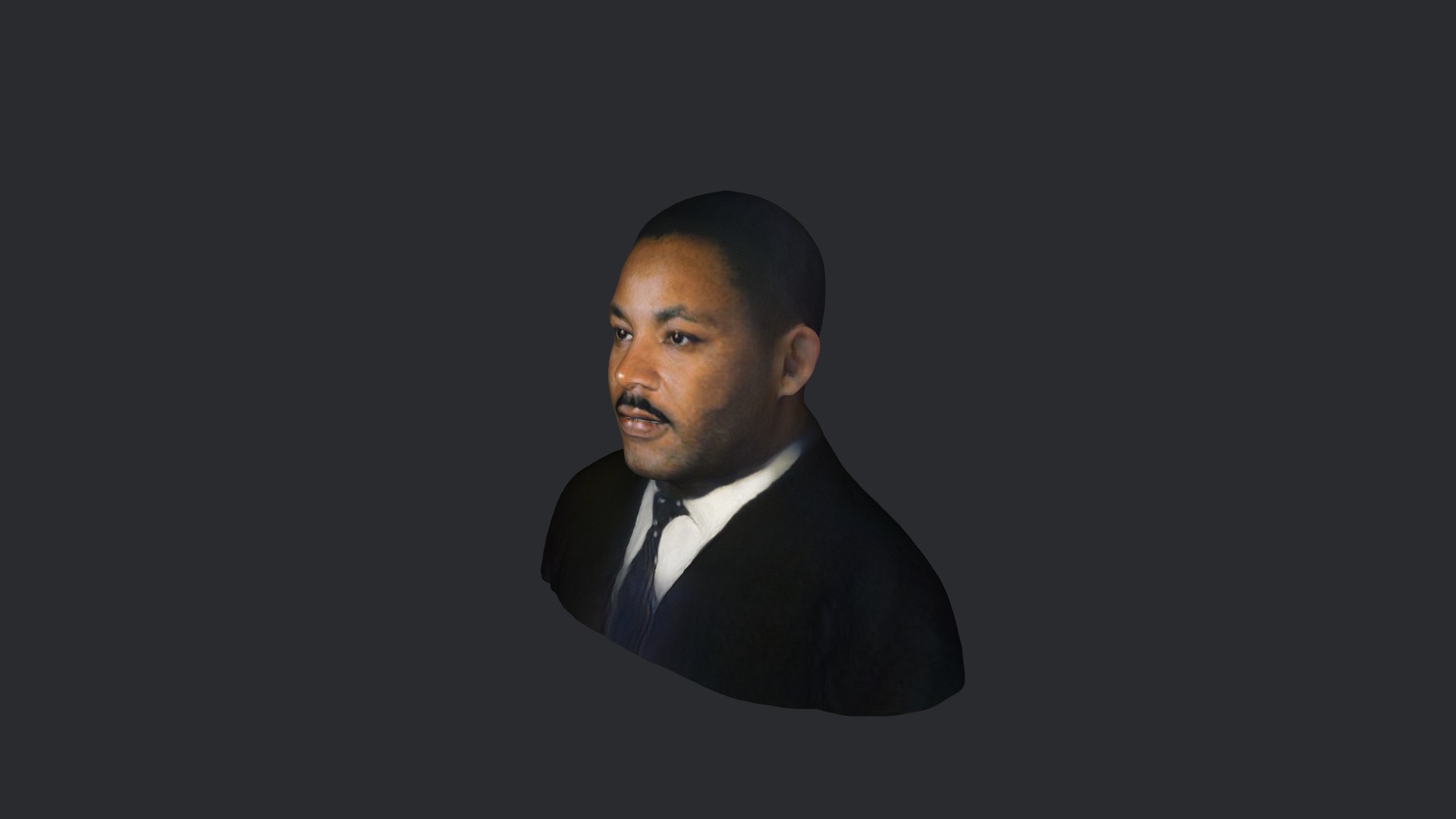 Martin Luther King- Realistic Bust Head Ready 3d Model 3D Model ...