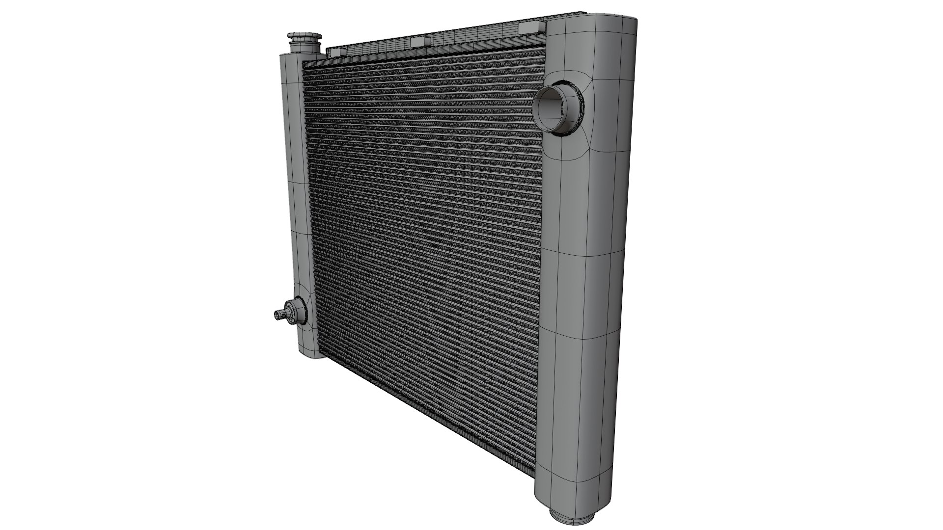 Car Radiator 3D Model - TurboSquid 2247909
