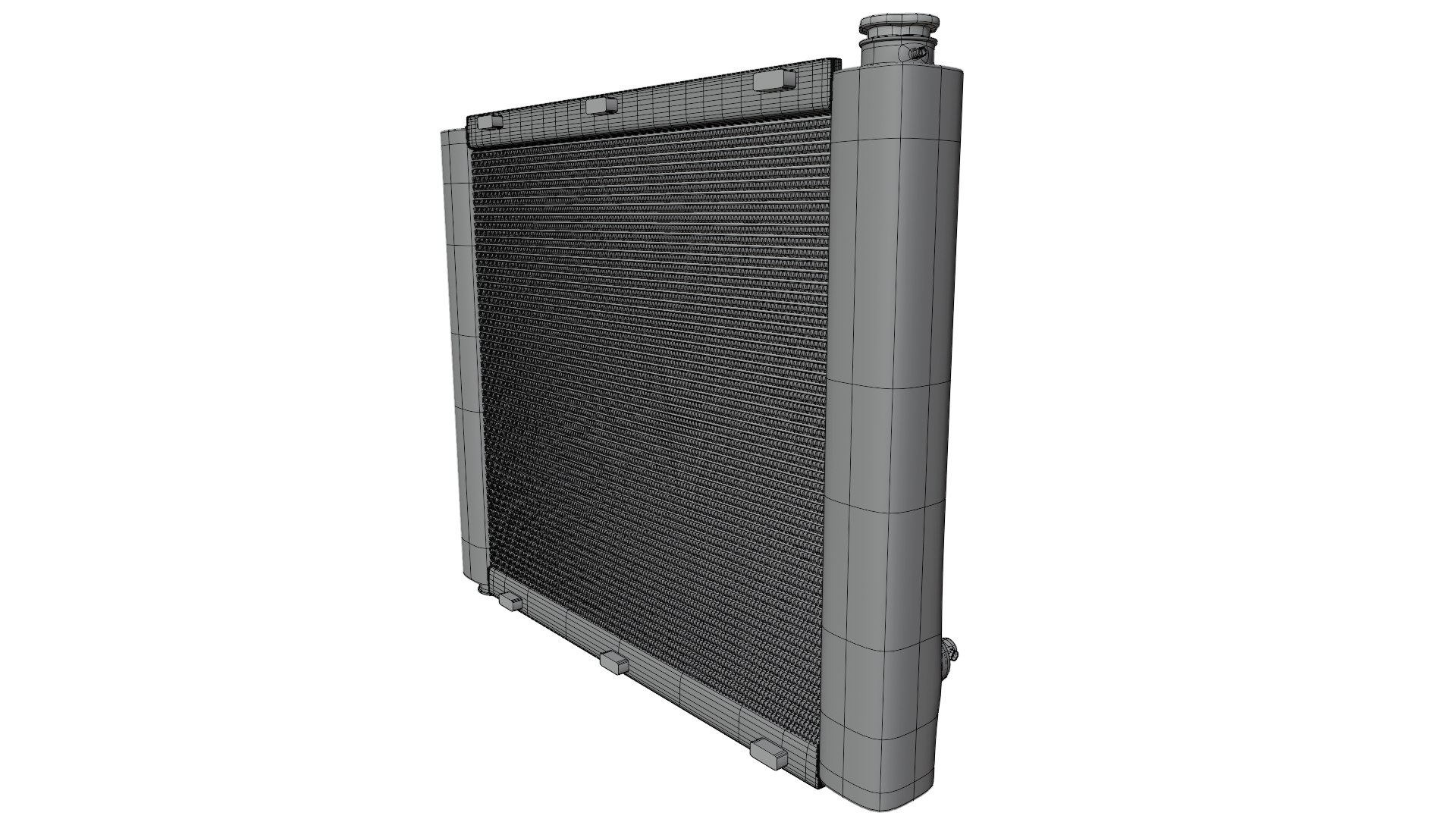Car Radiator 3D Model - TurboSquid 2247909