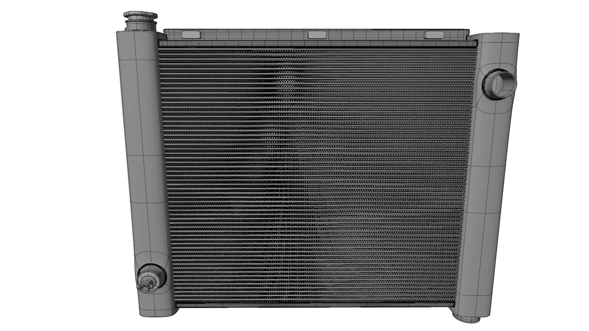 Car Radiator 3D Model - TurboSquid 2247909