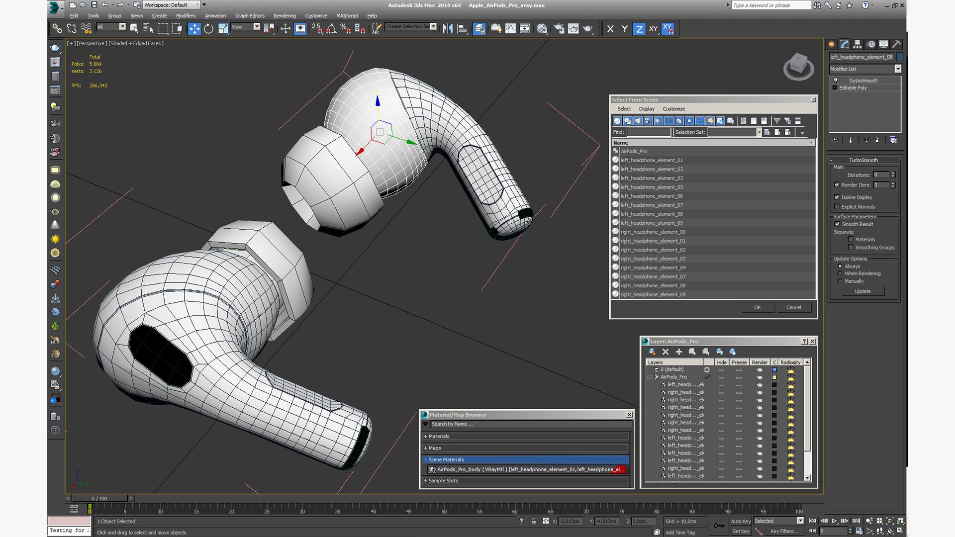 Apple airpods pro 3D - TurboSquid 1488408