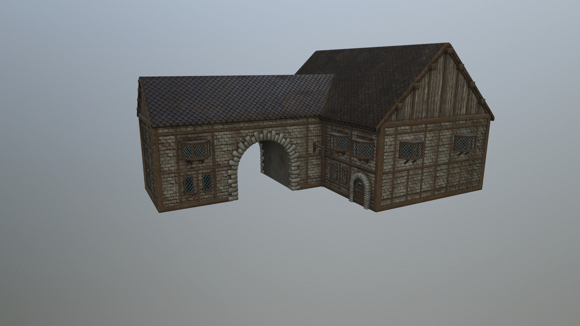 3D Medieval House Model - TurboSquid 1737175