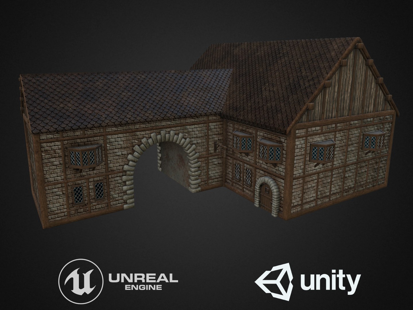 3D Medieval House Model - TurboSquid 1737175