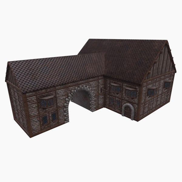 3D Medieval House model - TurboSquid 1737175