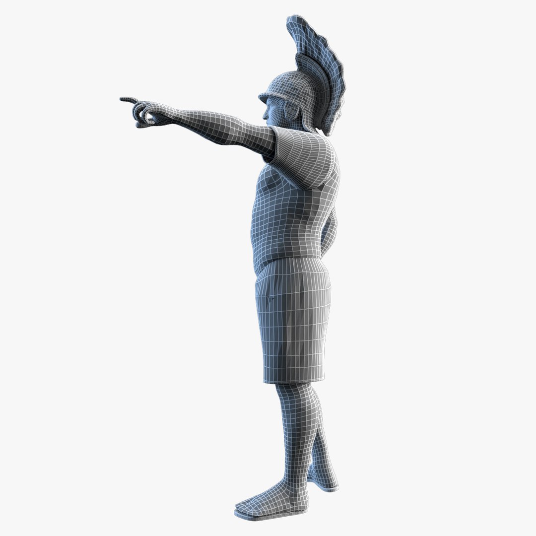 Centurion Statue 3d Obj