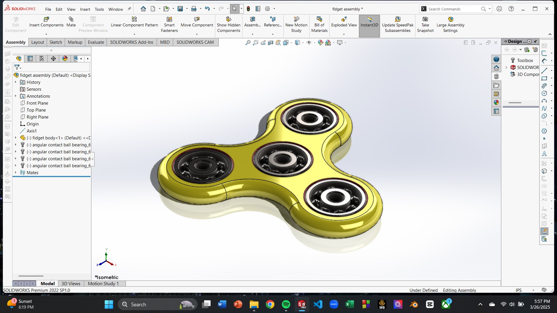 Precision Designed Fidget Spinner High-Quality 3D Model 3D Model ...