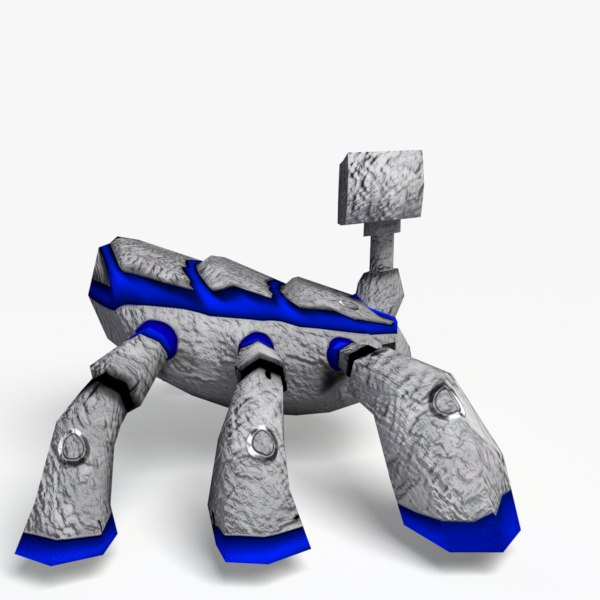 robot creature 3d model