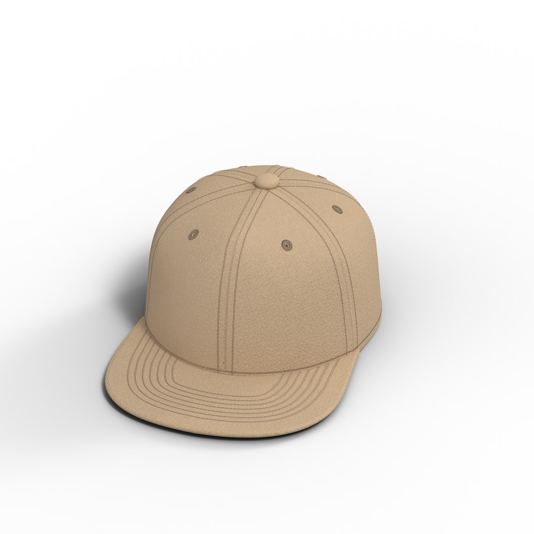 Trucker hat baseball cap Clo3d model 3D model - TurboSquid 2136571