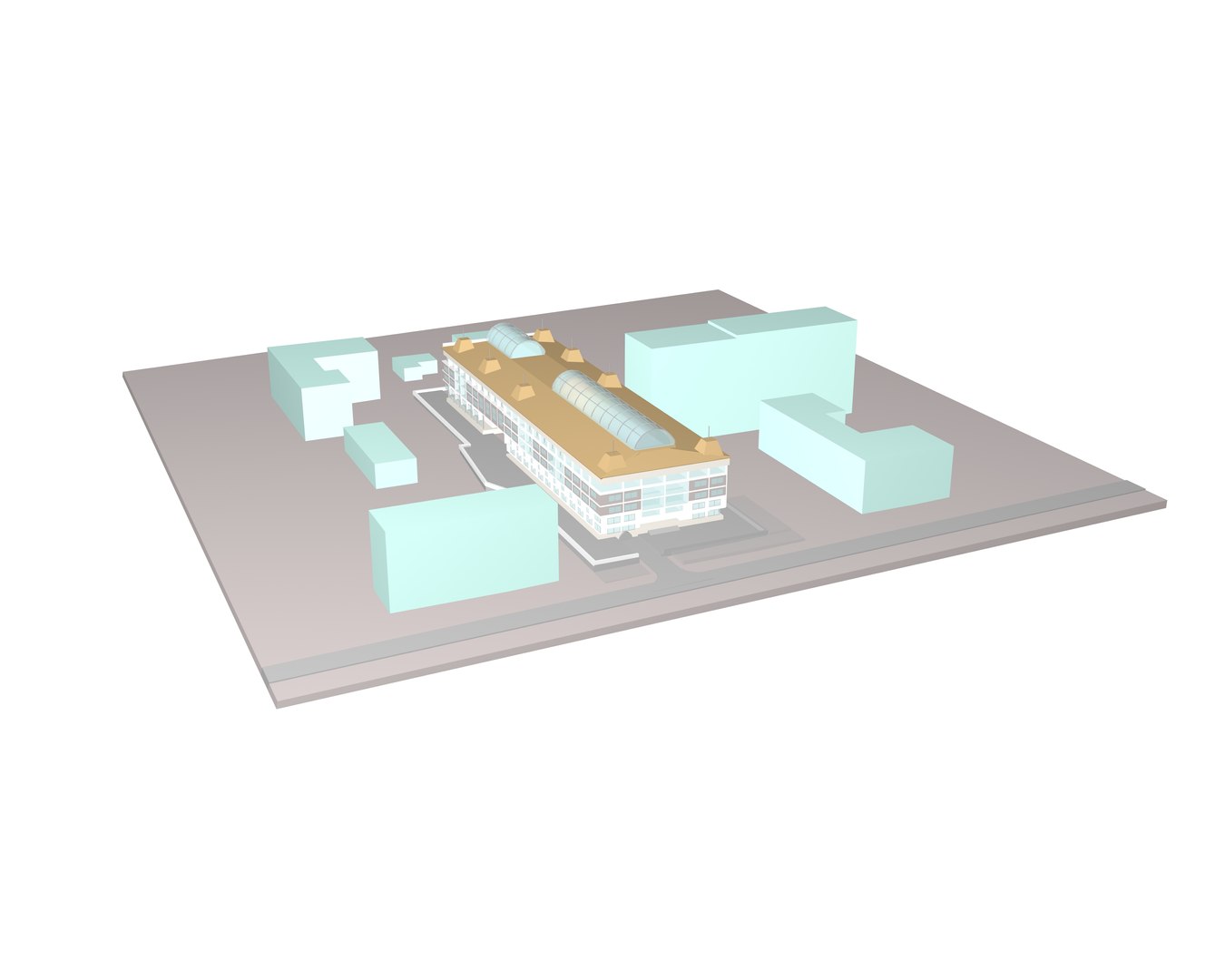 Business center project 3D model - TurboSquid 1313449