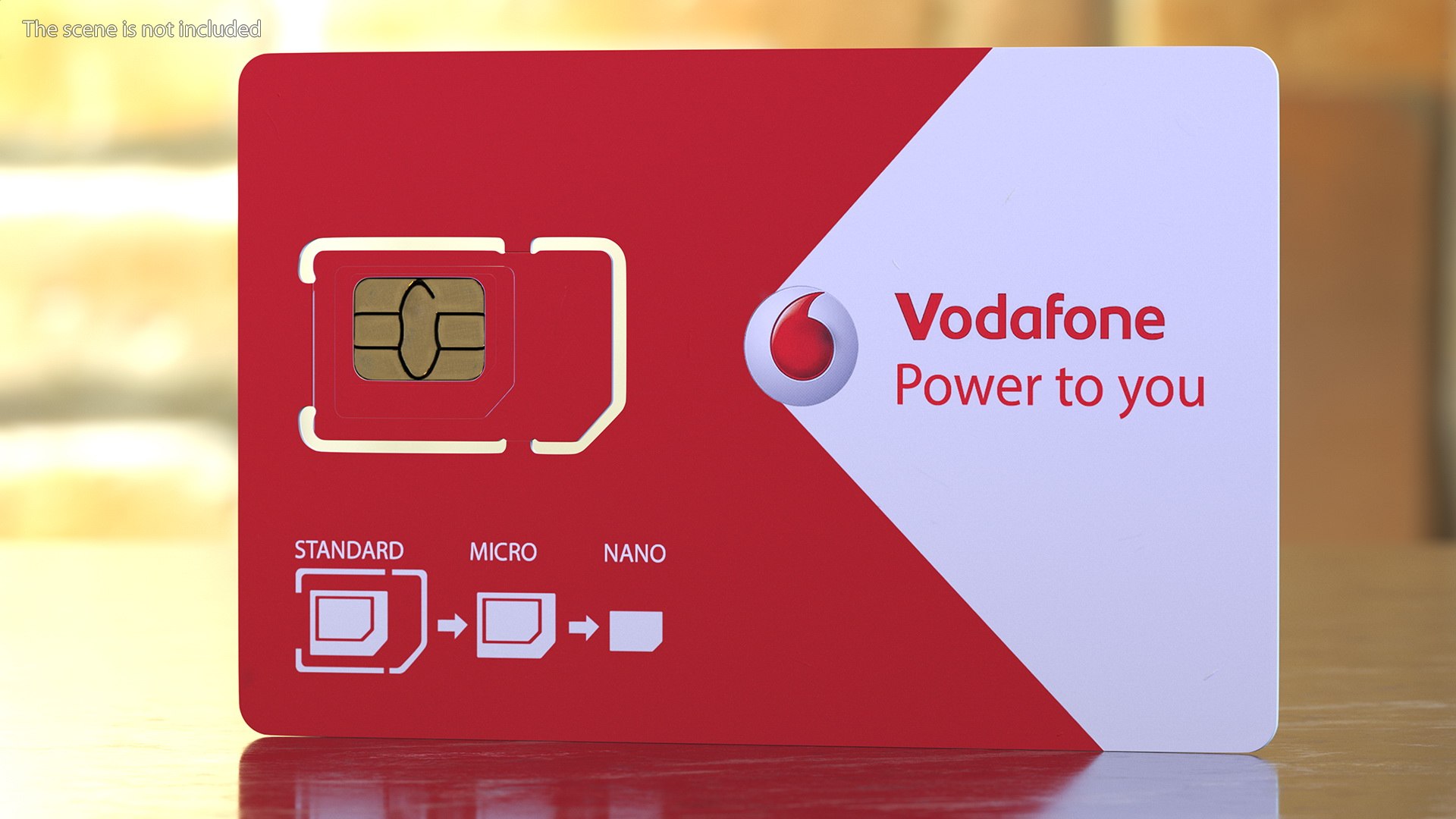 Vodafone Sim Card 3D Model - TurboSquid 1951652