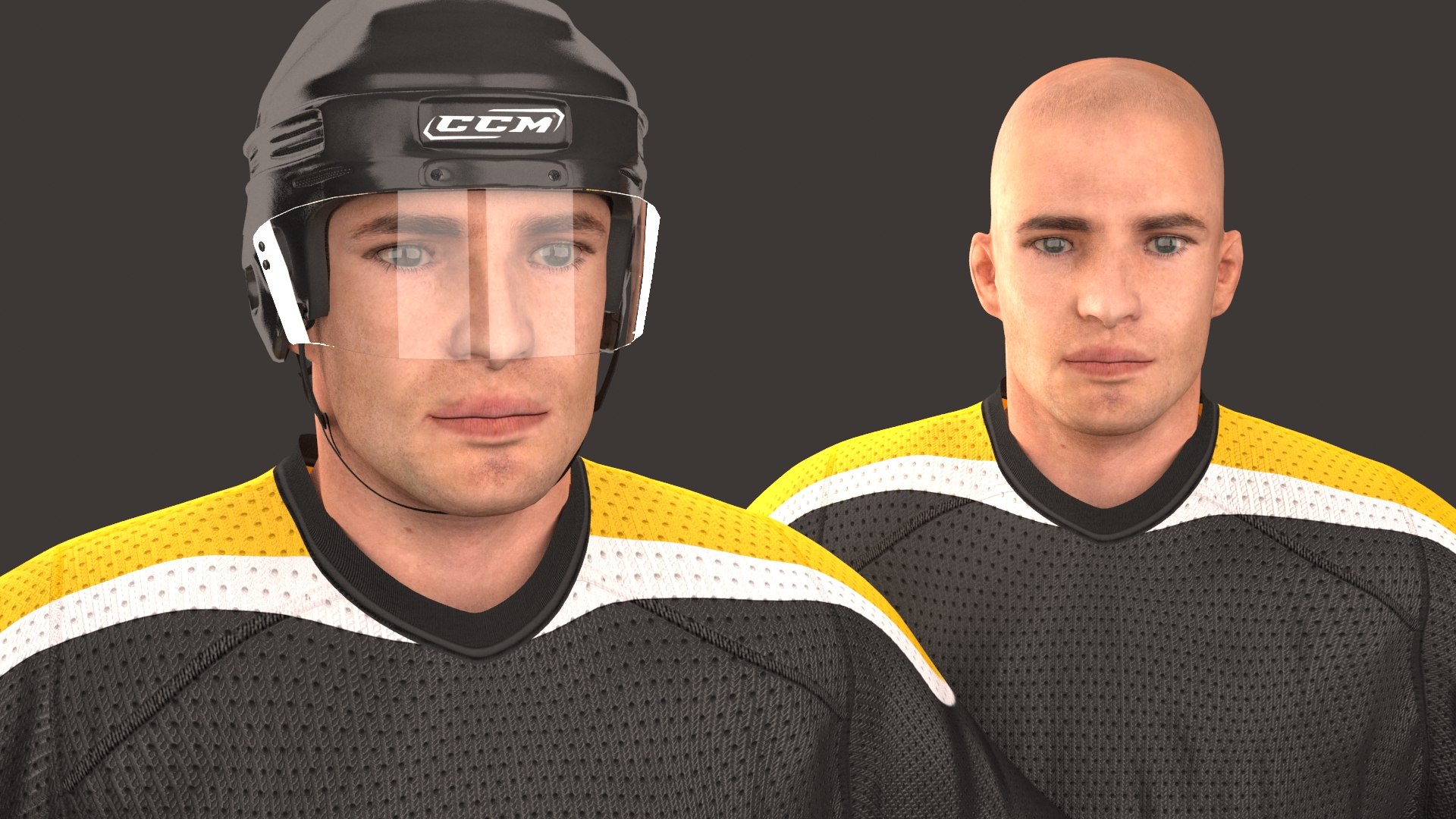 3D Pbr Hockey Player Model - TurboSquid 1554472