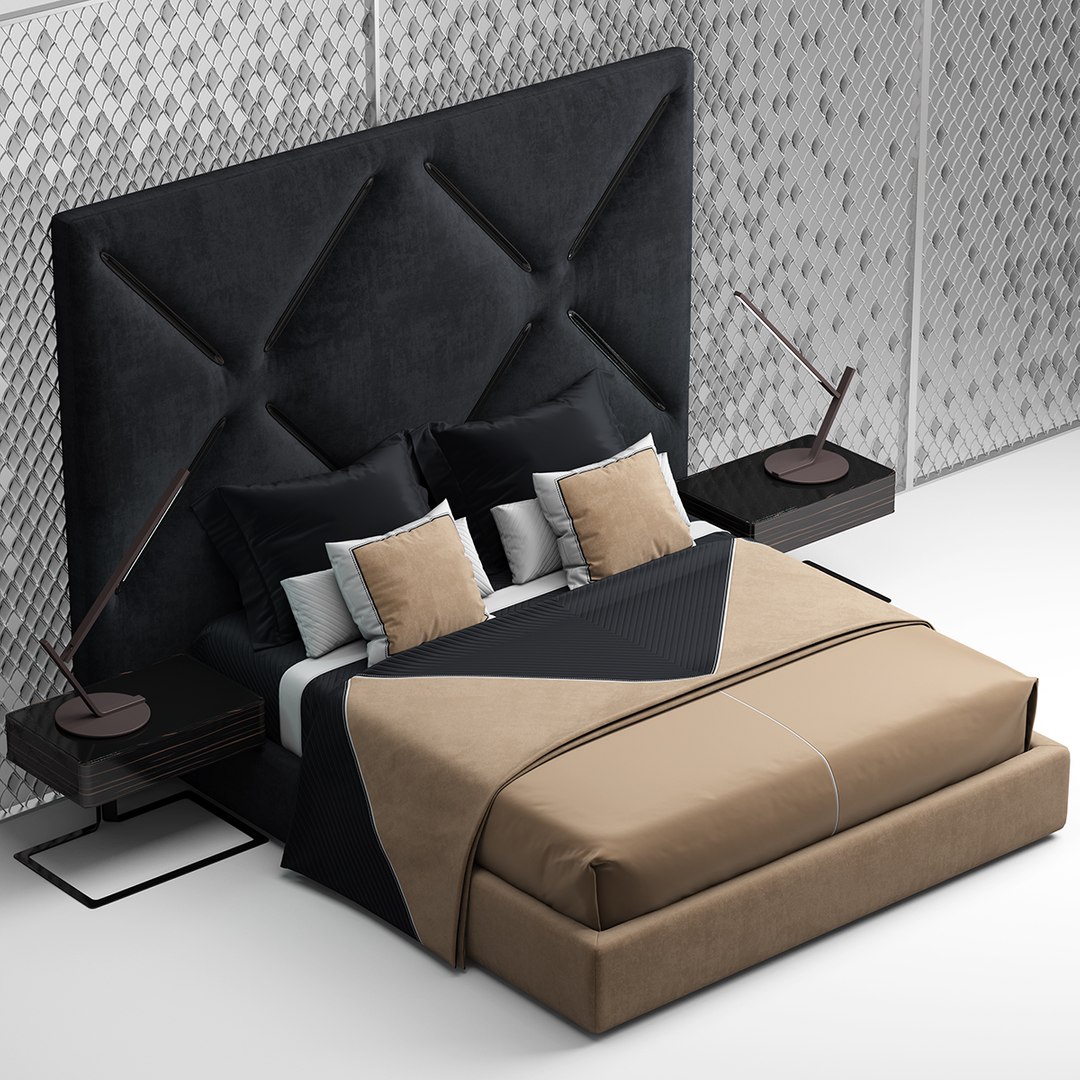 3D Bed Gogolov Artem Model - TurboSquid 1340030