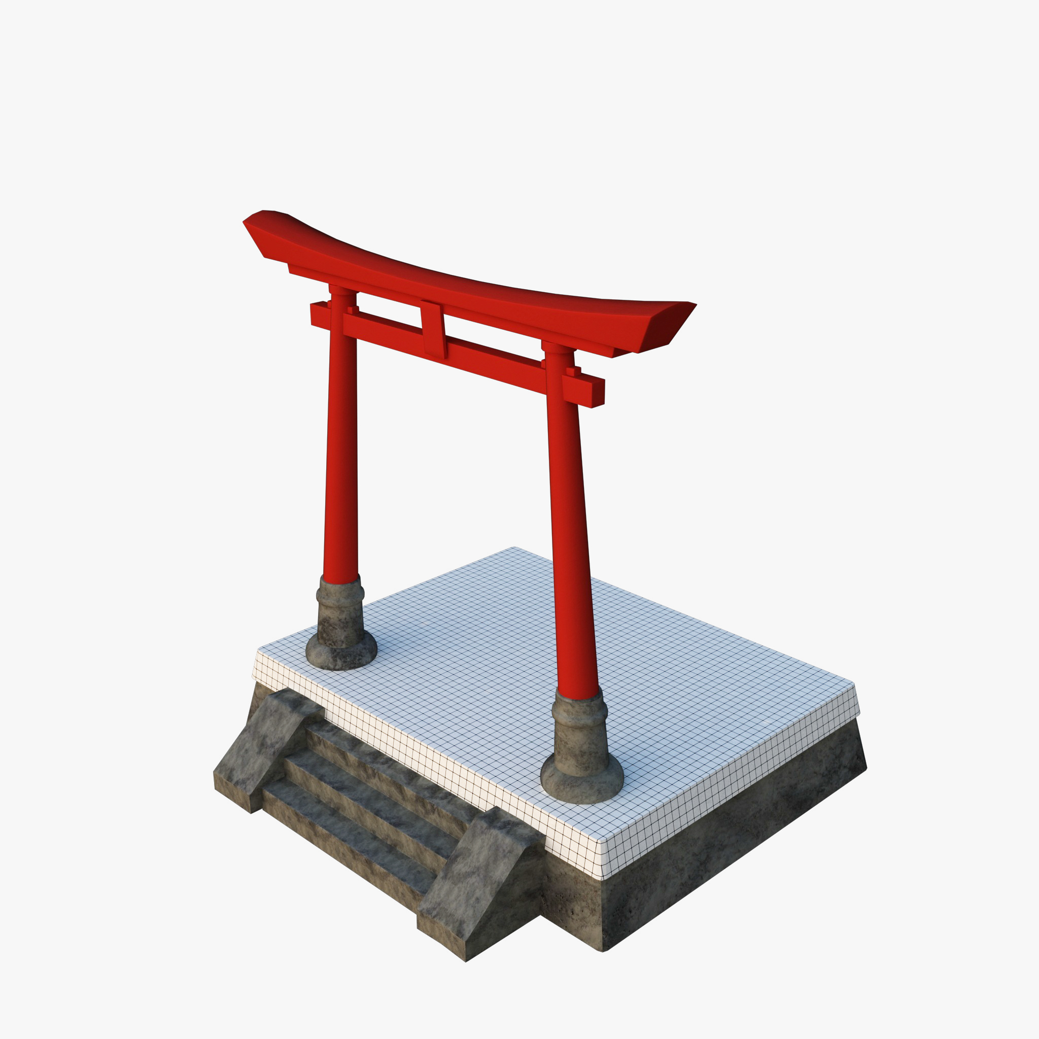 Japan torii model - TurboSquid 1700634