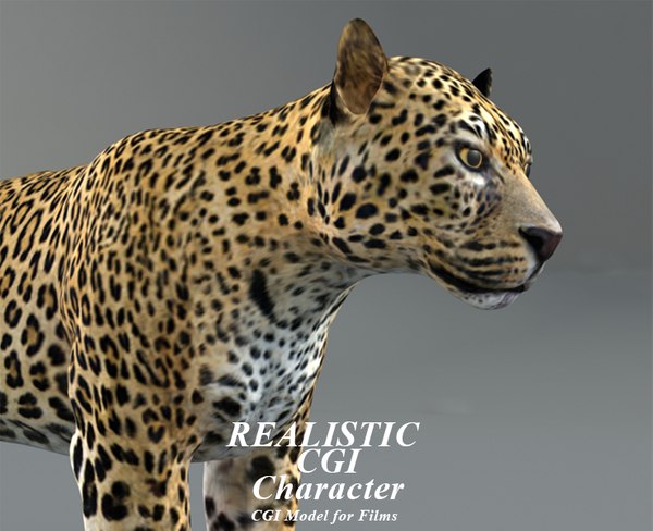 3D leopard modeled model - TurboSquid 1283705