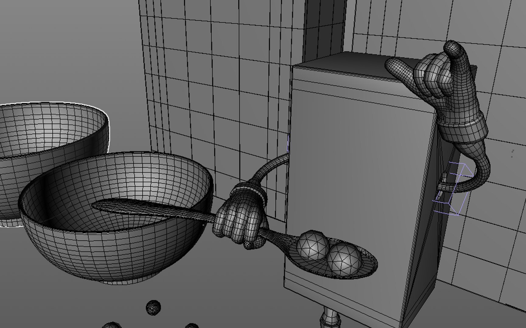 Pack Cereal 3d Model