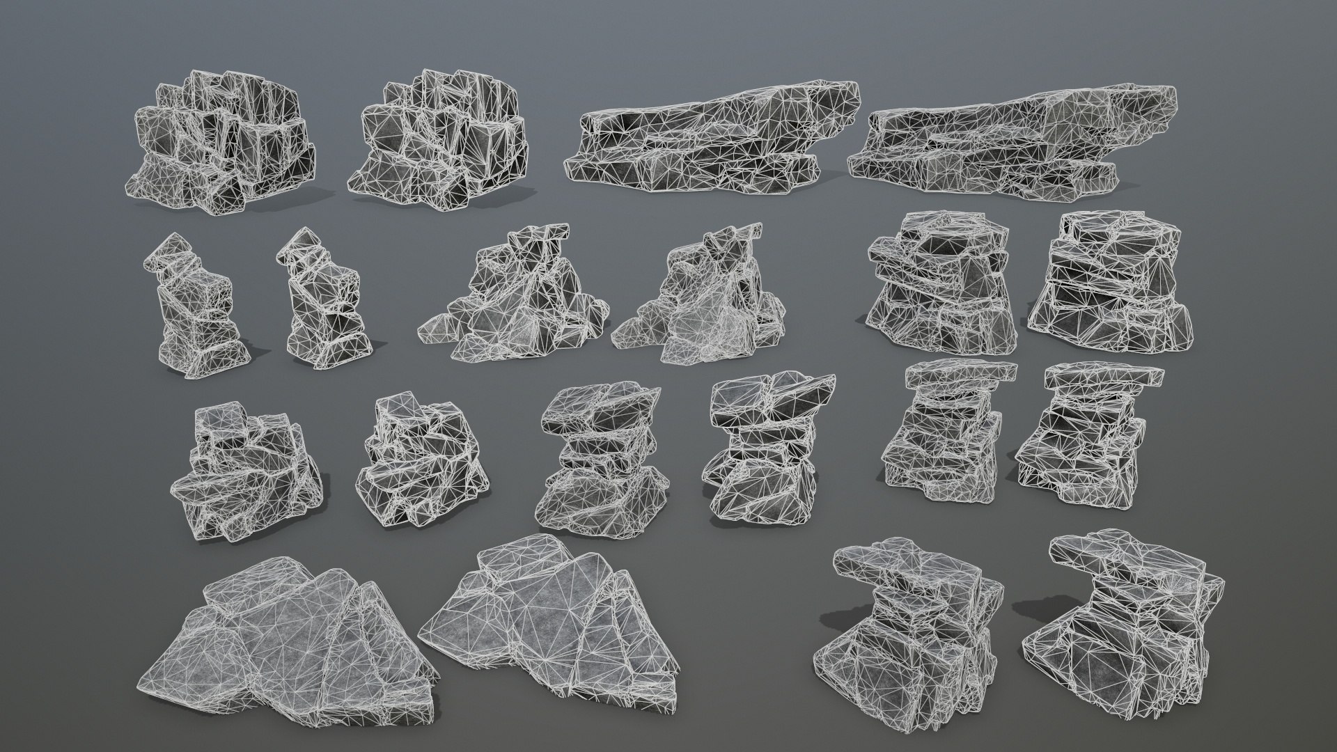 3D rocks - TurboSquid 1889373