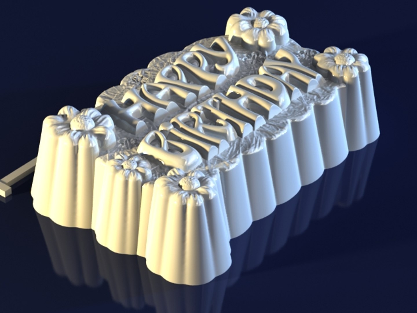 3d Happy Birthday Model