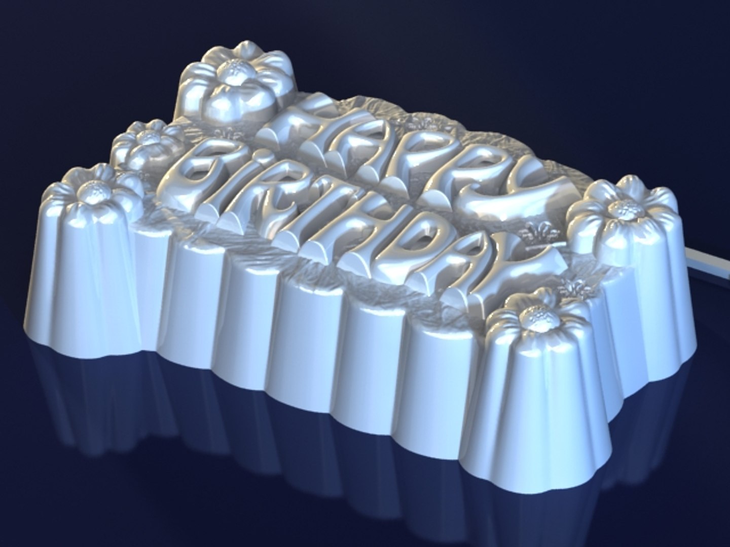 3d Happy Birthday Model