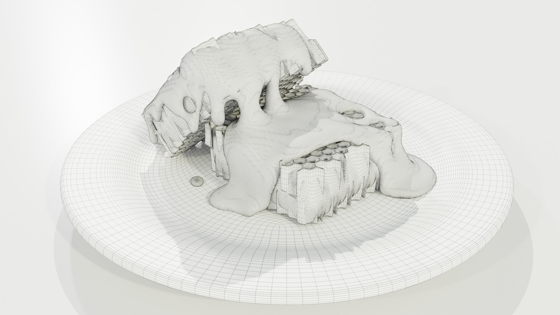 3D Model Honeycomb Pieces - TurboSquid 2202089