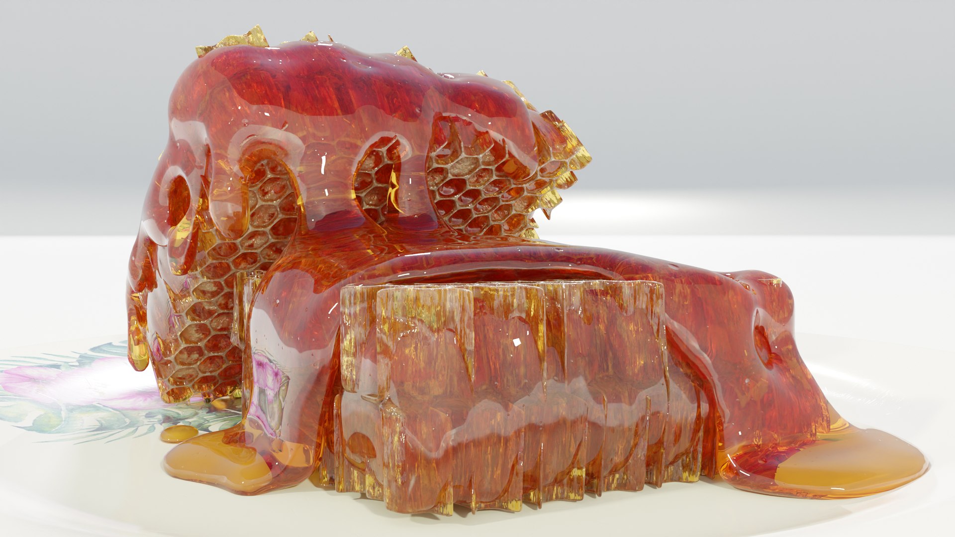 3D Model Honeycomb Pieces - TurboSquid 2202089